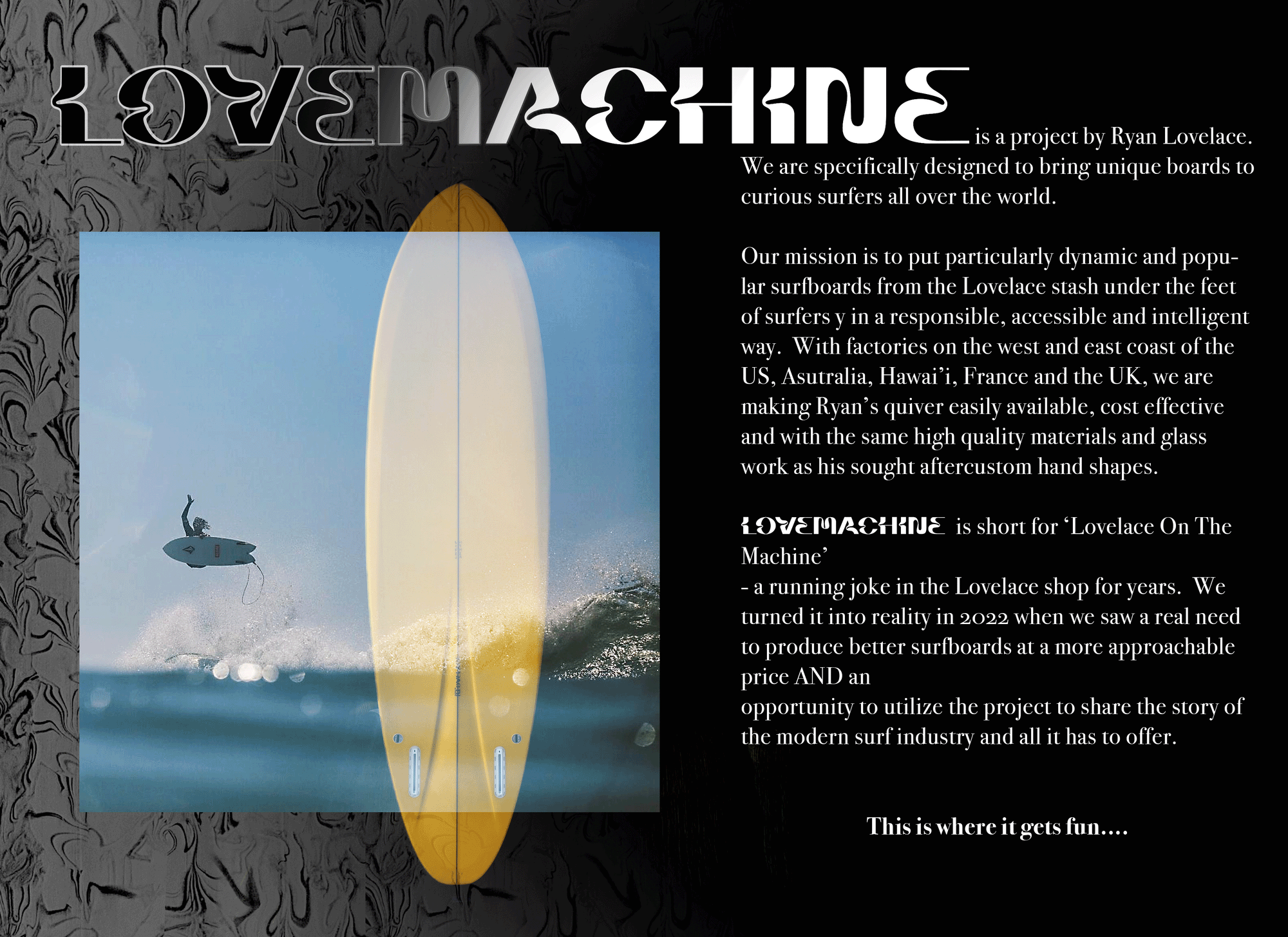Japan Lovemachine Surfboards